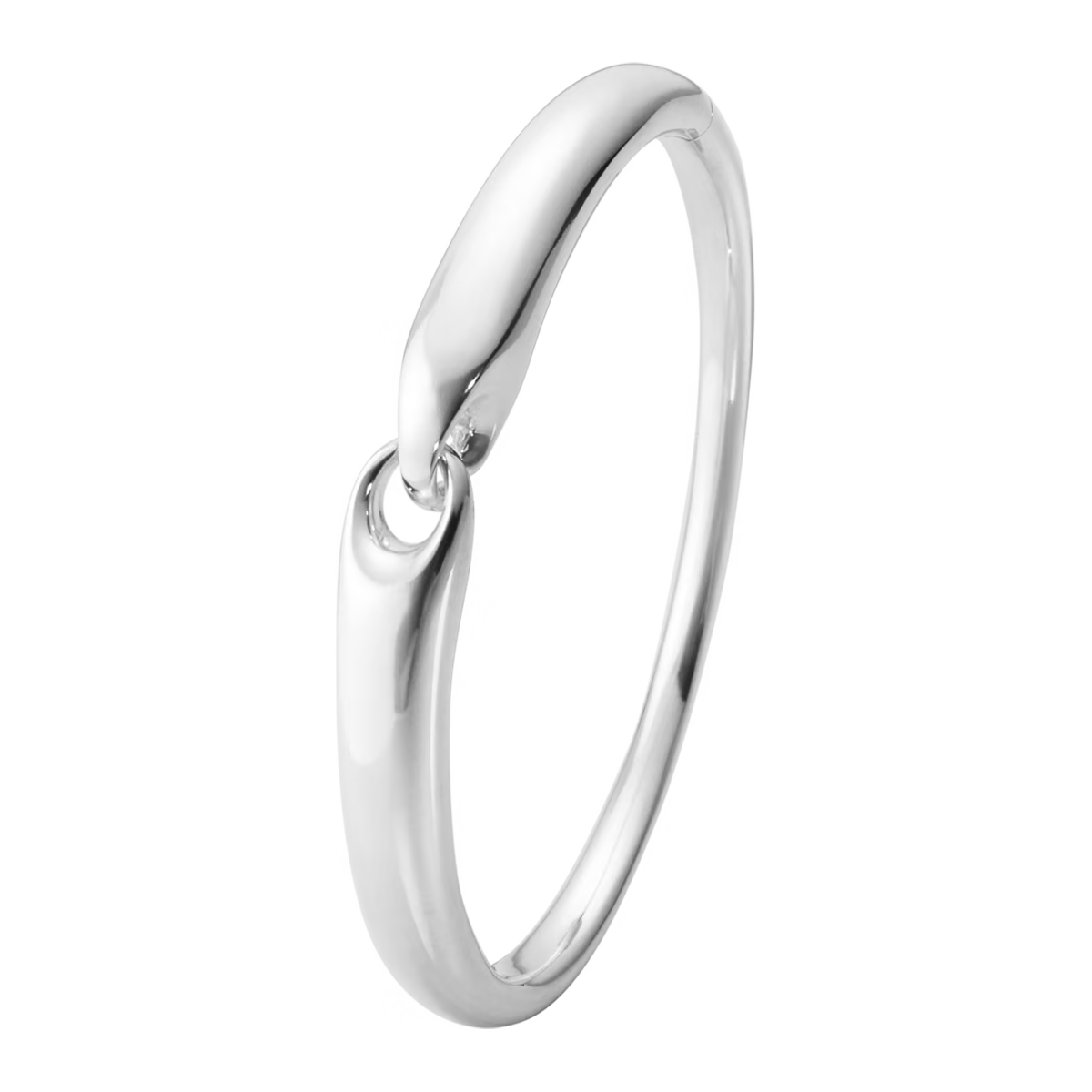 George Jensen Reflect Medium Silver Bangle Large 20001096 – Judith Hart ...