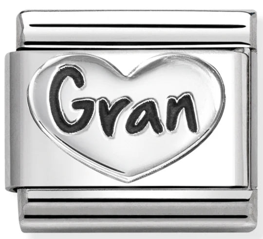 Nomination Composable Classic Silver Gran Heart Charm 330101/98 ...