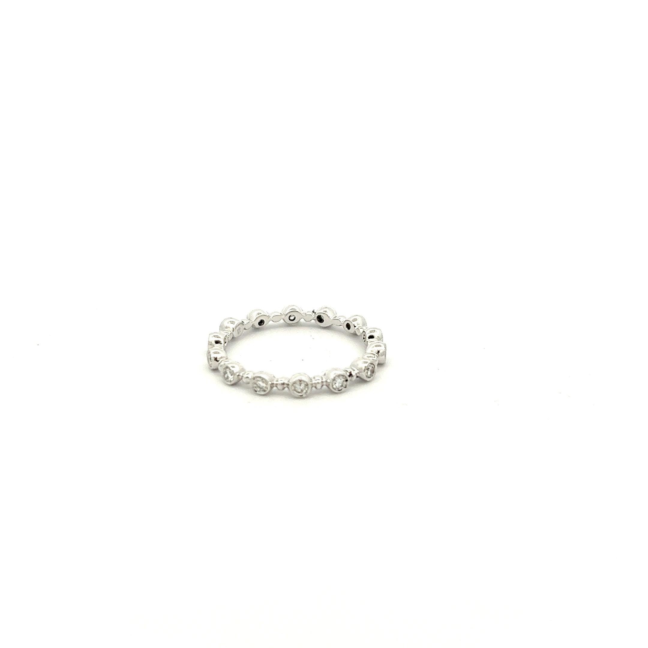 18ct White Gold Diamond Ring – Judith Hart Jewellers