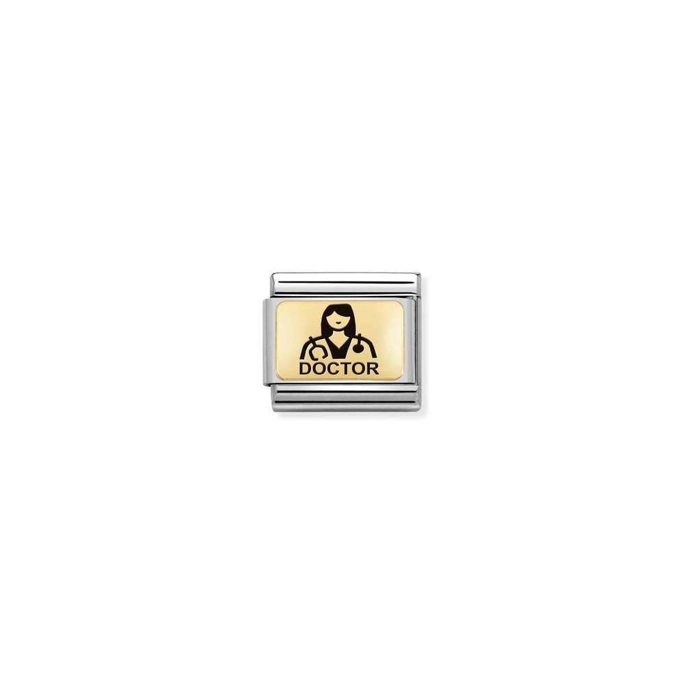 Nomination Classic Gold Female Doctor Charm 030166/15 – Judith Hart ...